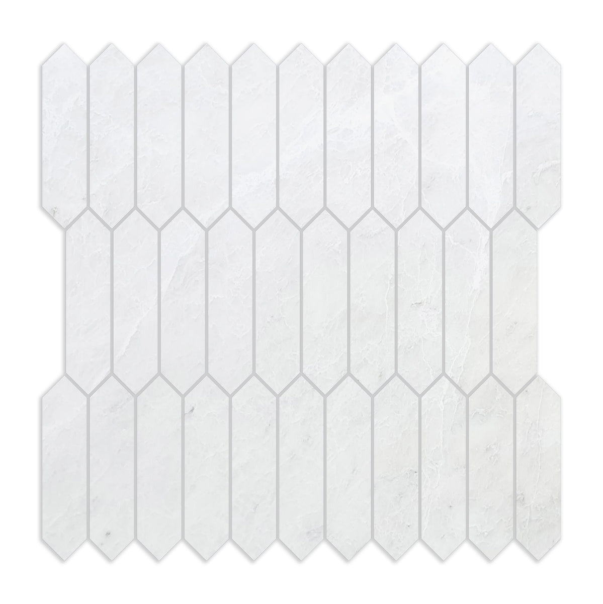 Elongated Hexagon Long Mosaic Tile – TB Stone